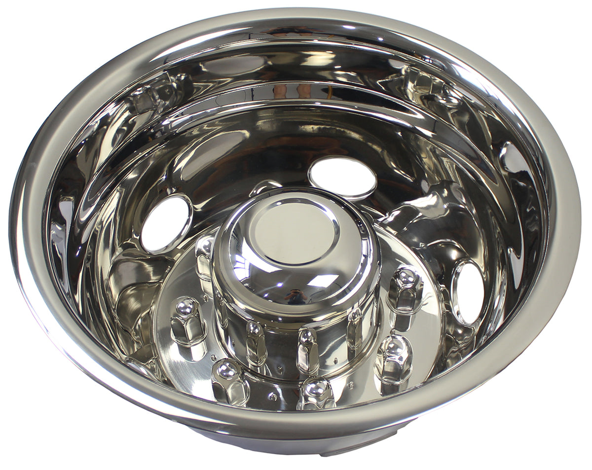 17 Inch 8 Lugs 5 Hand Holes Stainless Steel Wheel Simulators for 2011 ...